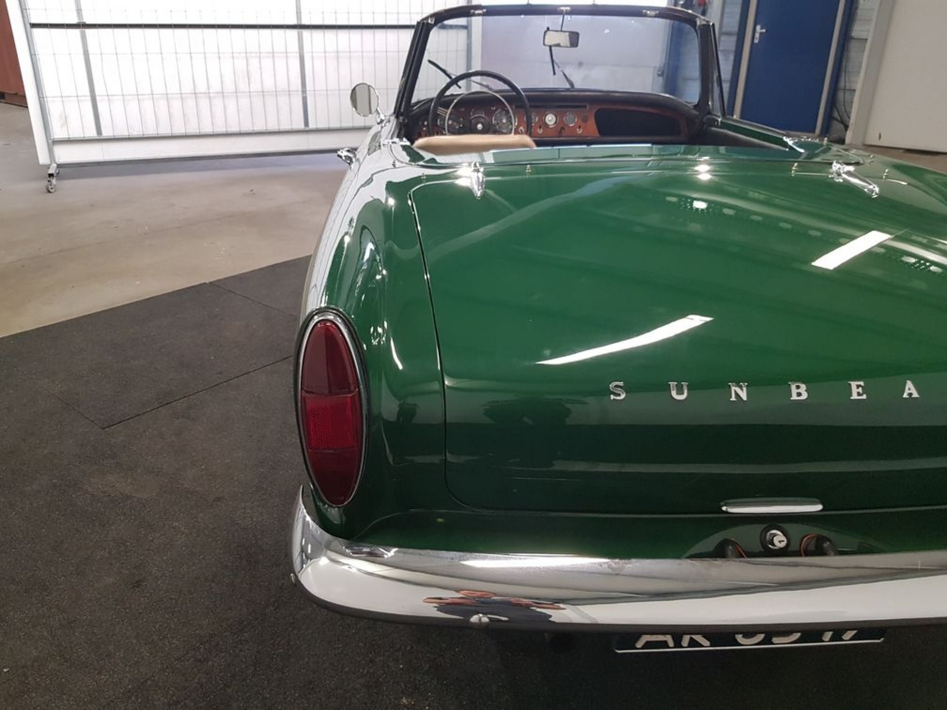 Sunbeam Alpine cabriolet 1964 British Racing Green for sale at ERclassics