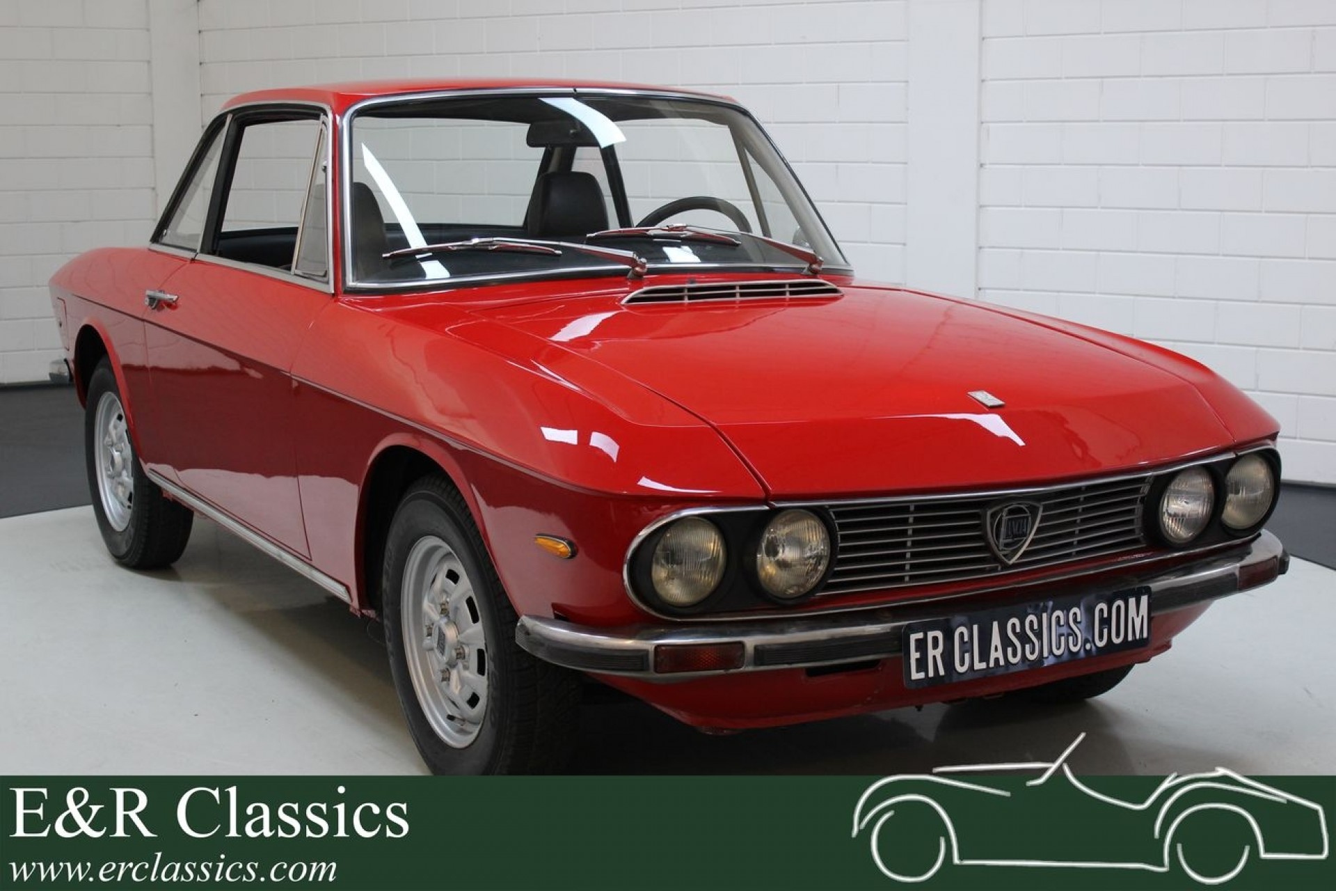 Lancia Fulvia 1.3 S Coupe 1974 Rosso Corsa for sale at ERclassics