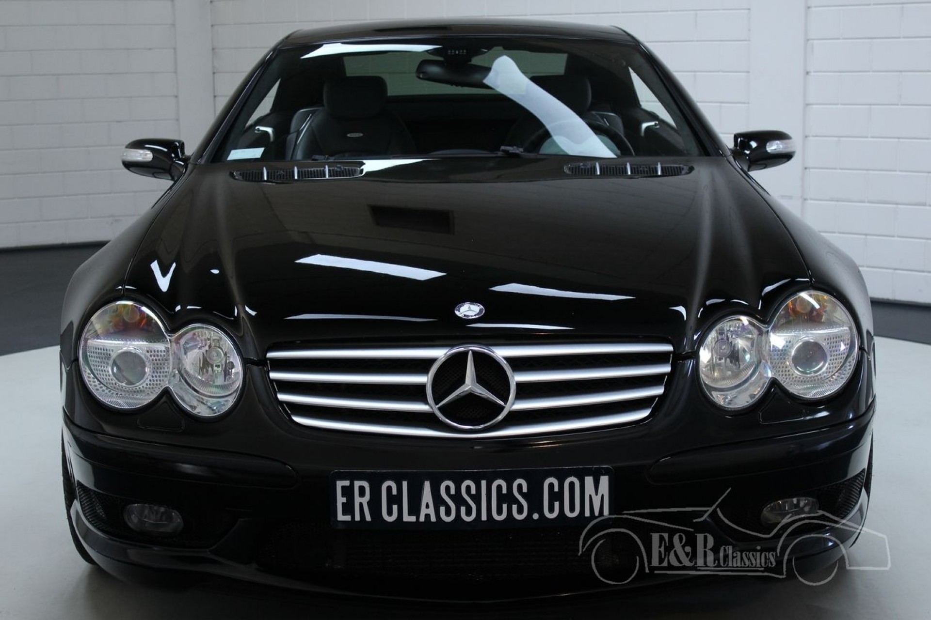 Mercedes-Benz SL 55 AMG convertible black 2006 for sale at ERclassics