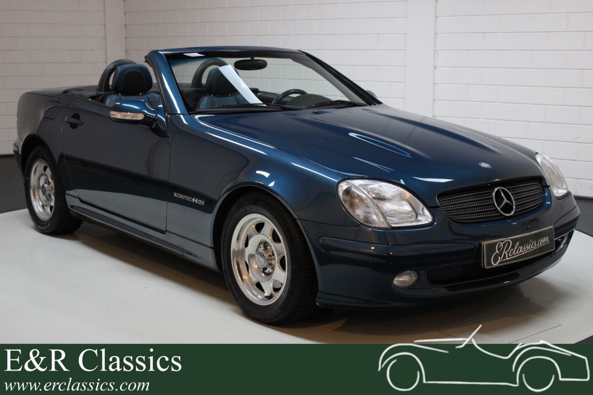 Mercedes-Benz SLK 200 Designo Meerblau 2000 de vânzare la ERclassics