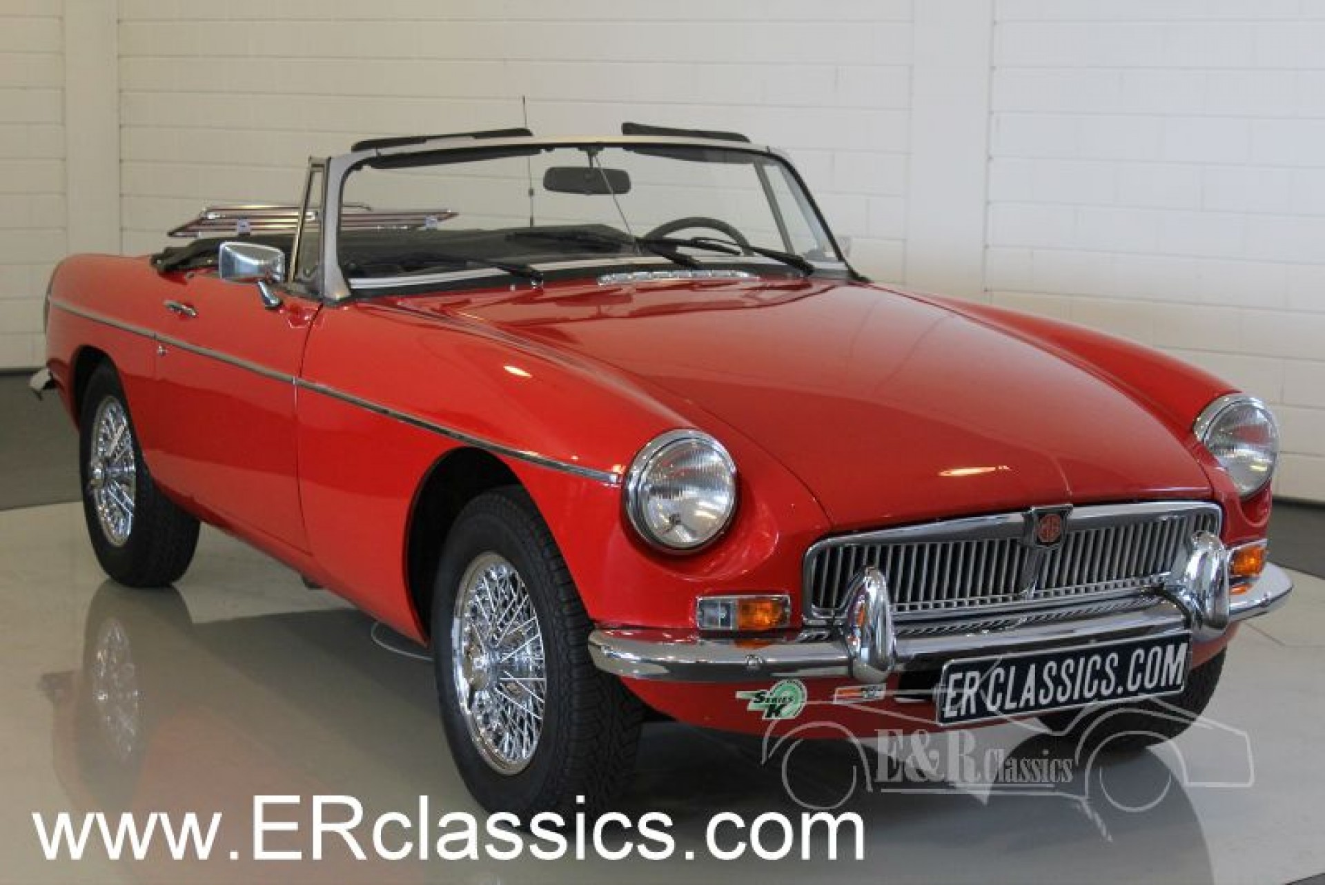 MGB roadster 1975 til salg hos ERclassics