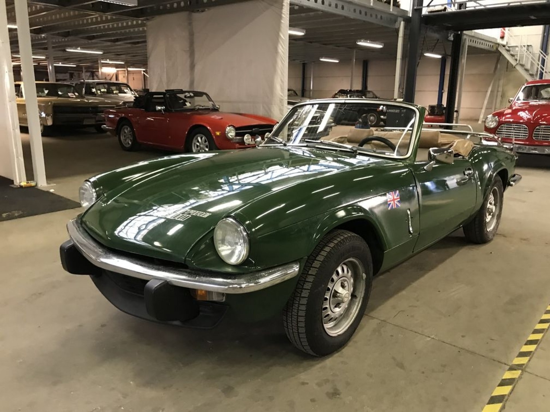 Triumph Spitfire 1500 1970 British Racing Green for sale at ERclassics