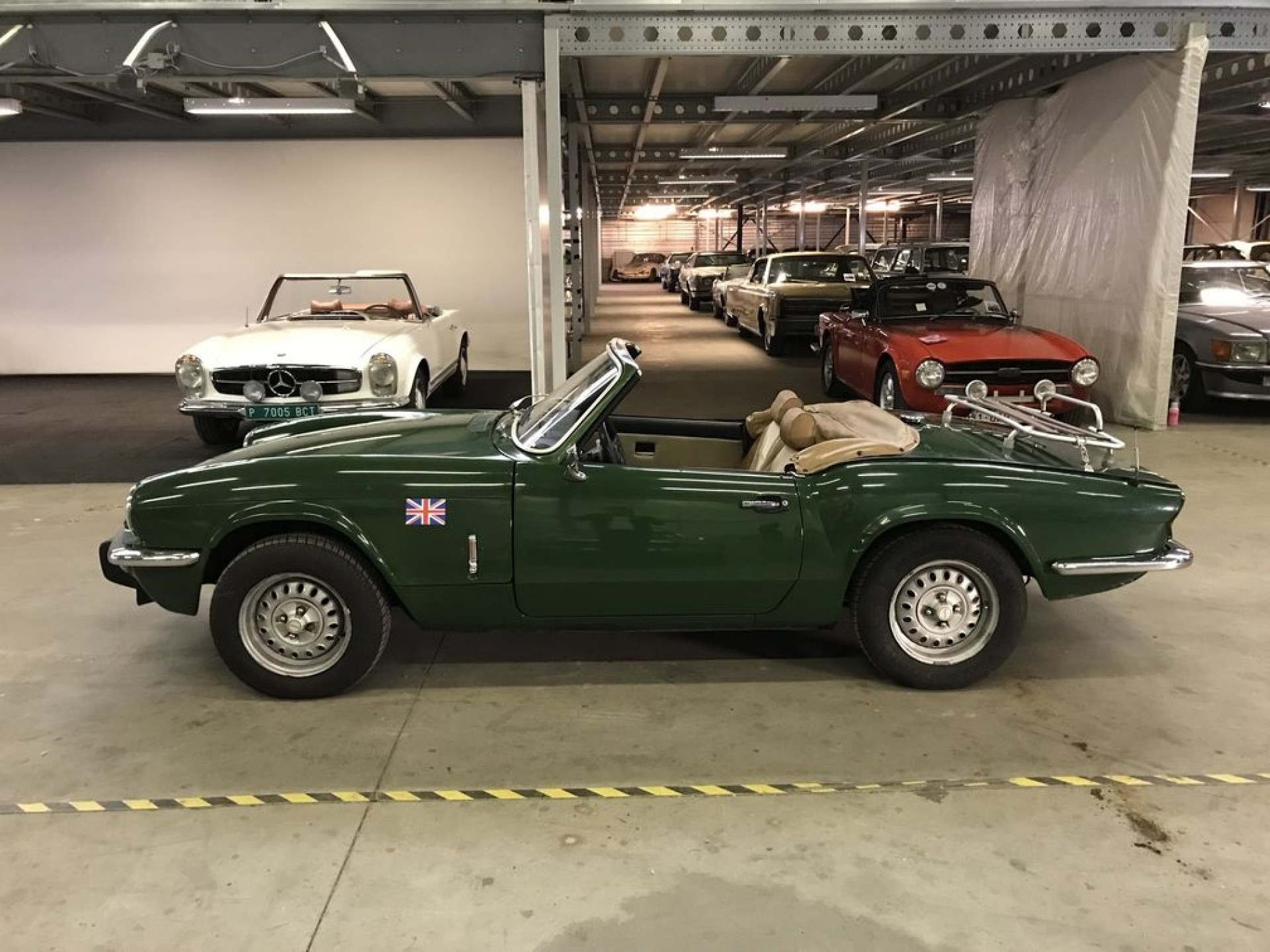 Triumph Spitfire 1500 1970 British Racing Green for sale at ERclassics