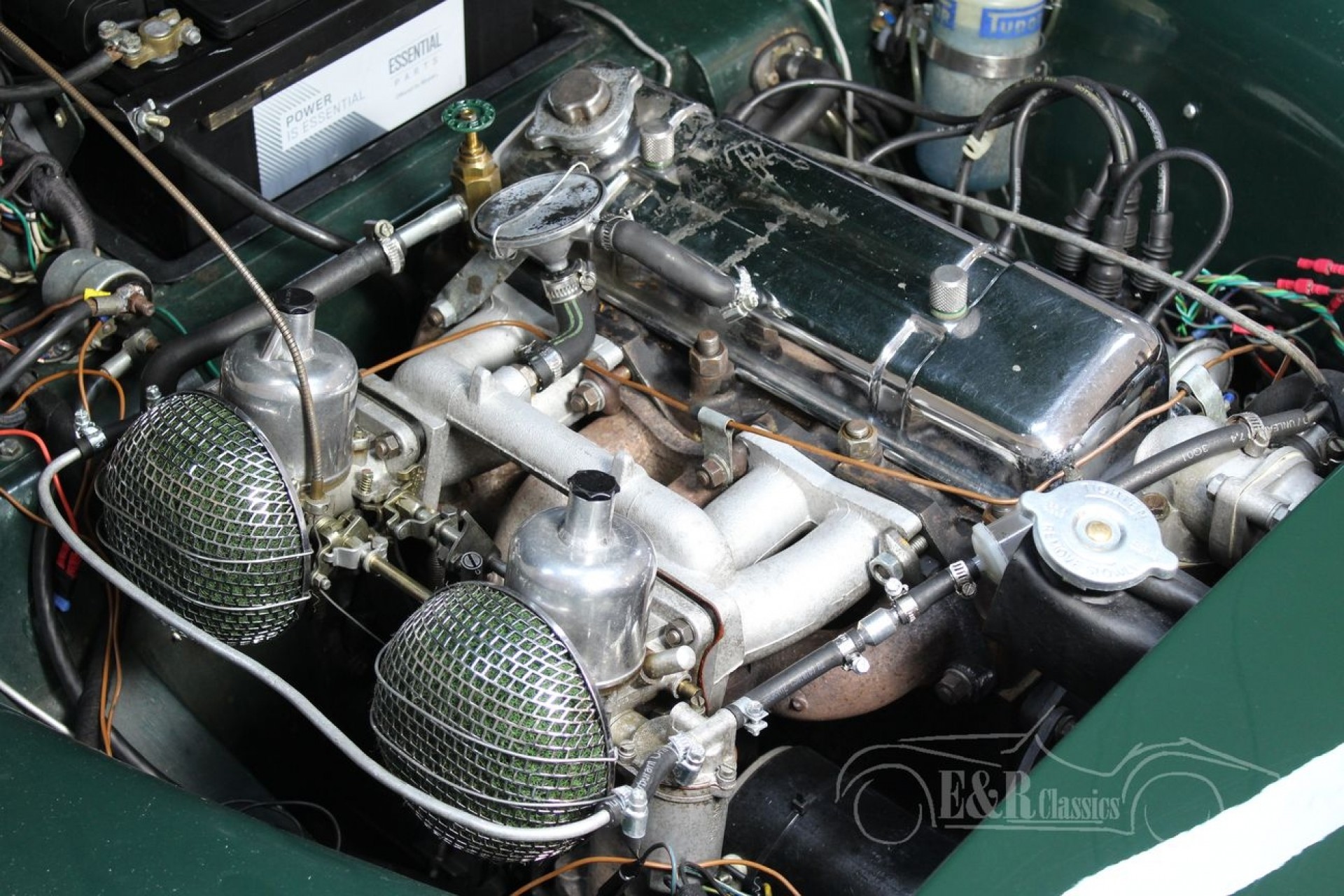 Triumph TR3A 1960 Overdrive British Racing Green for sale at ERclassics